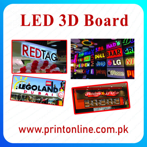LED 3D Acrylic Board